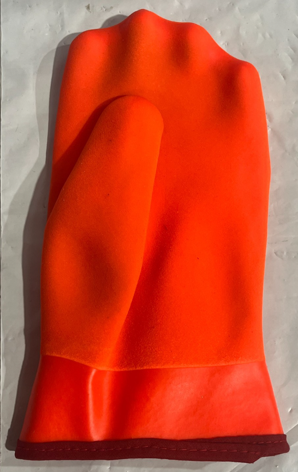 HI VIS ORANGE Chemical Resistant Rubber Waterproof Insulated Winter ...