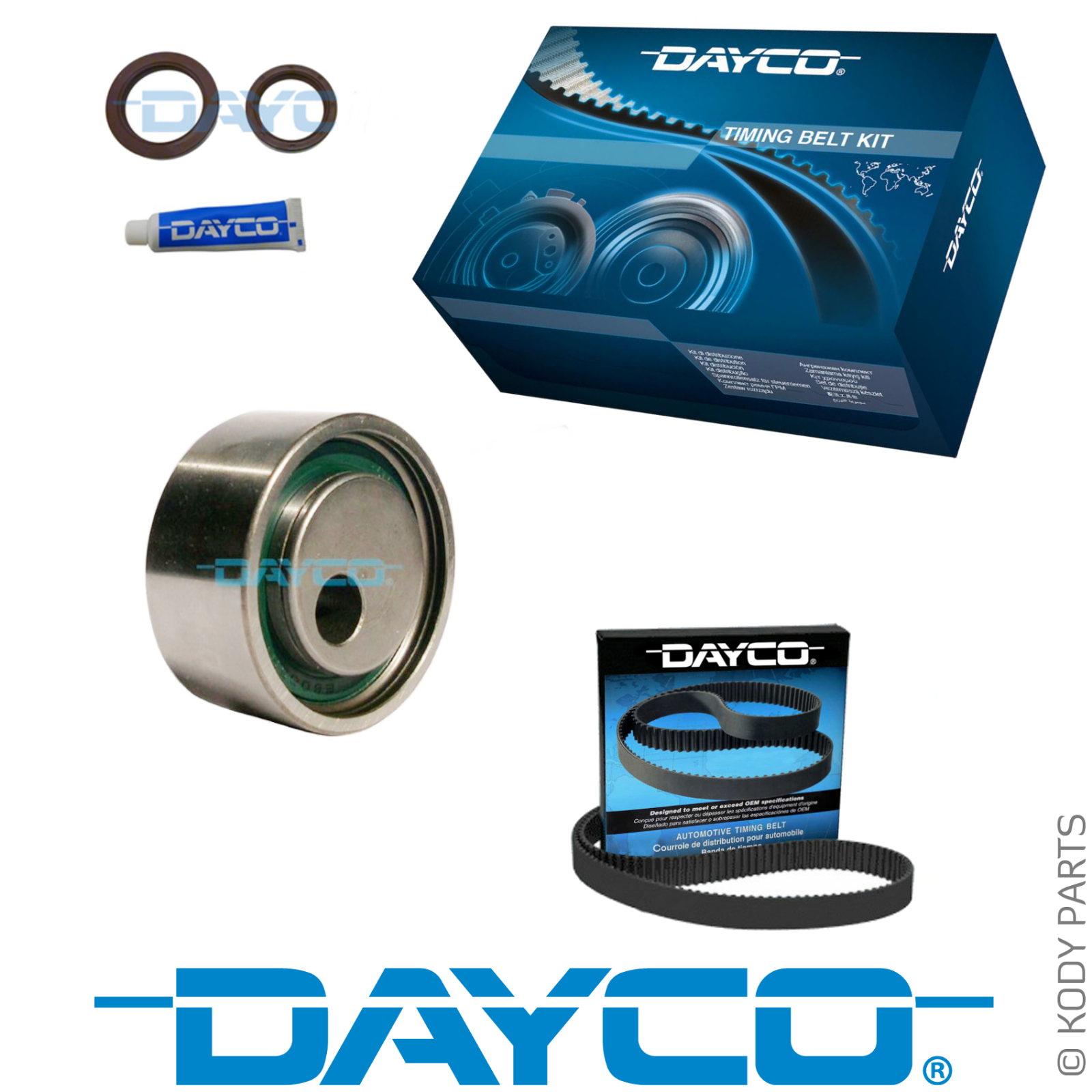 DAYCO TIMING BELT KIT - for Daihatsu Move 847cc EFI L601 (ED20 eng ...
