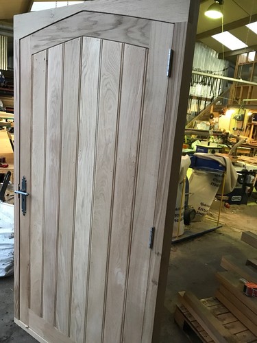 Front Door & External Door Frame Set Solid European Oak 1020mm X 2075mm ...
