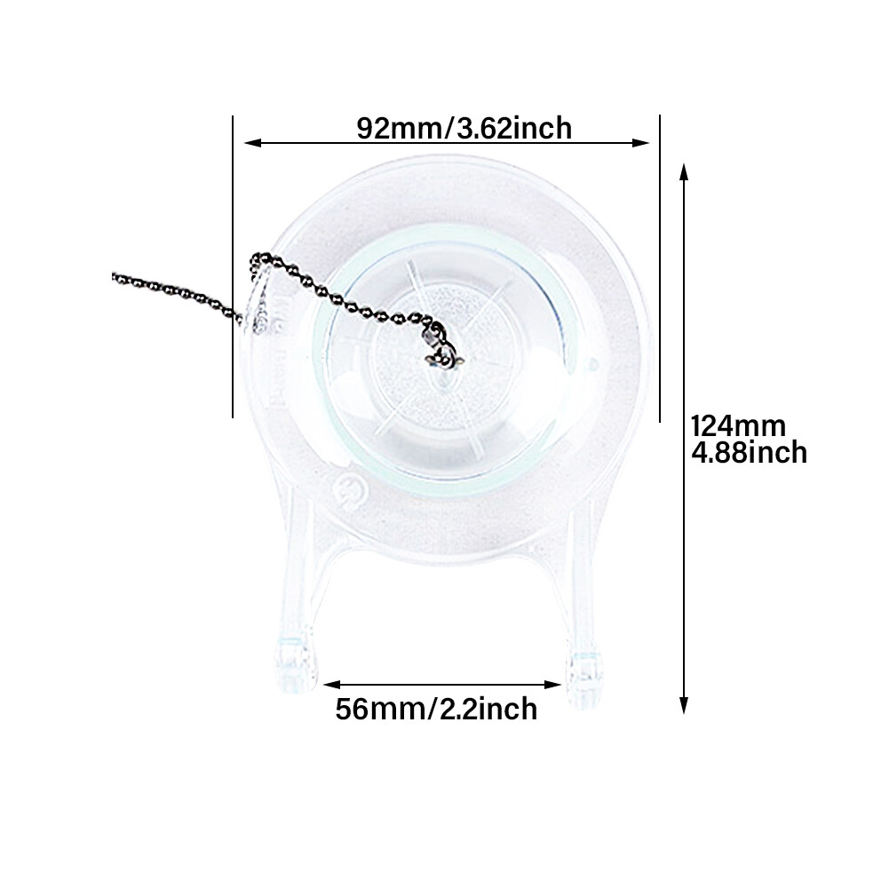 Inch Home Bathroom Flush Valve Toilet Flapper Fixed Fluidmaster ...