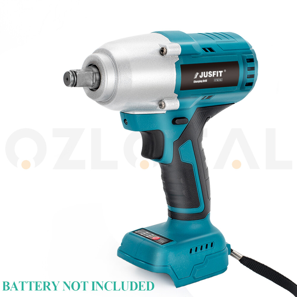 1500NM Brushless Cordless 1/2'' Impact Wrench Rattle Gun For Makita 18V ...