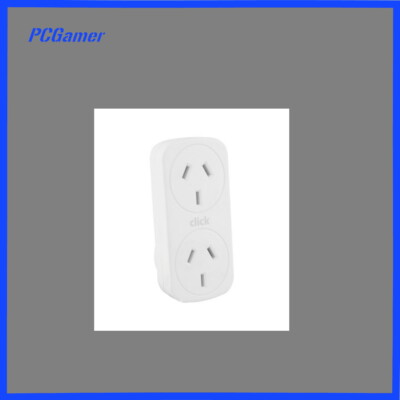 Click White Vertical Double Adaptor | eBay Australia
