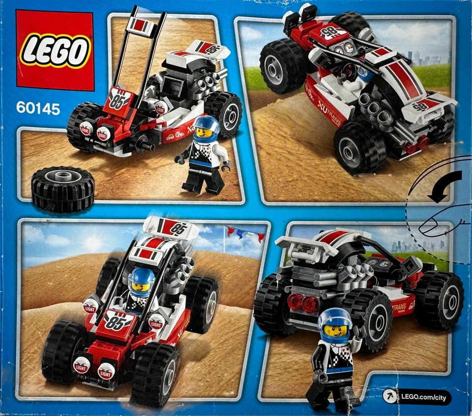 Lego City 60145 Dune Buggy Car Vehicle - Retired ~ NEW with Box Damage ...