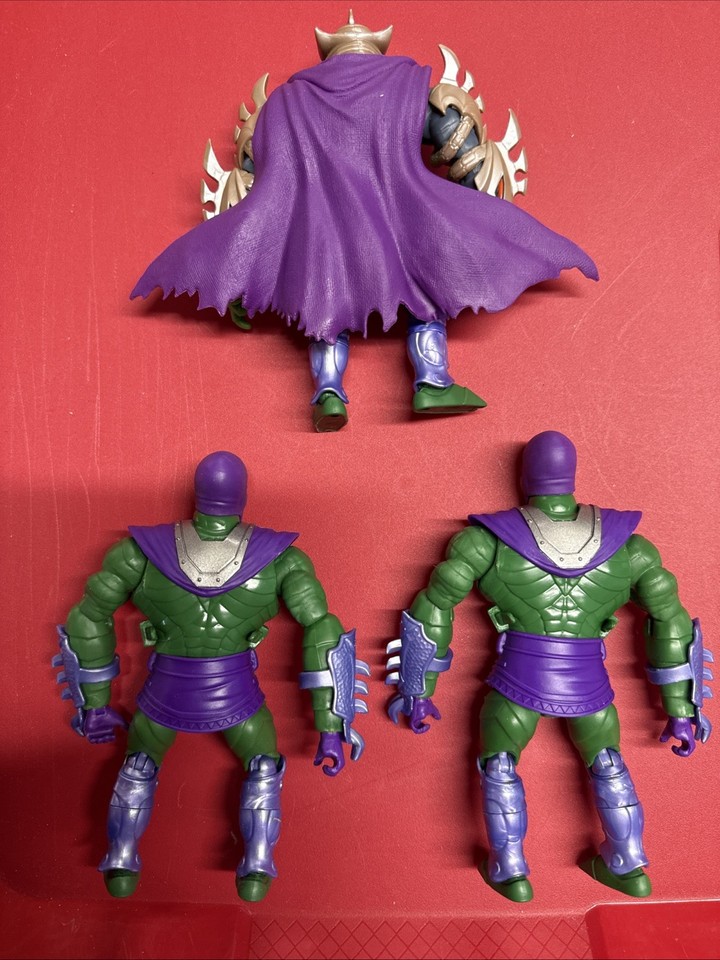 TMNT Turtles of Grayskull 2 Foot Soldier & Custom Super Shredder Figure ...