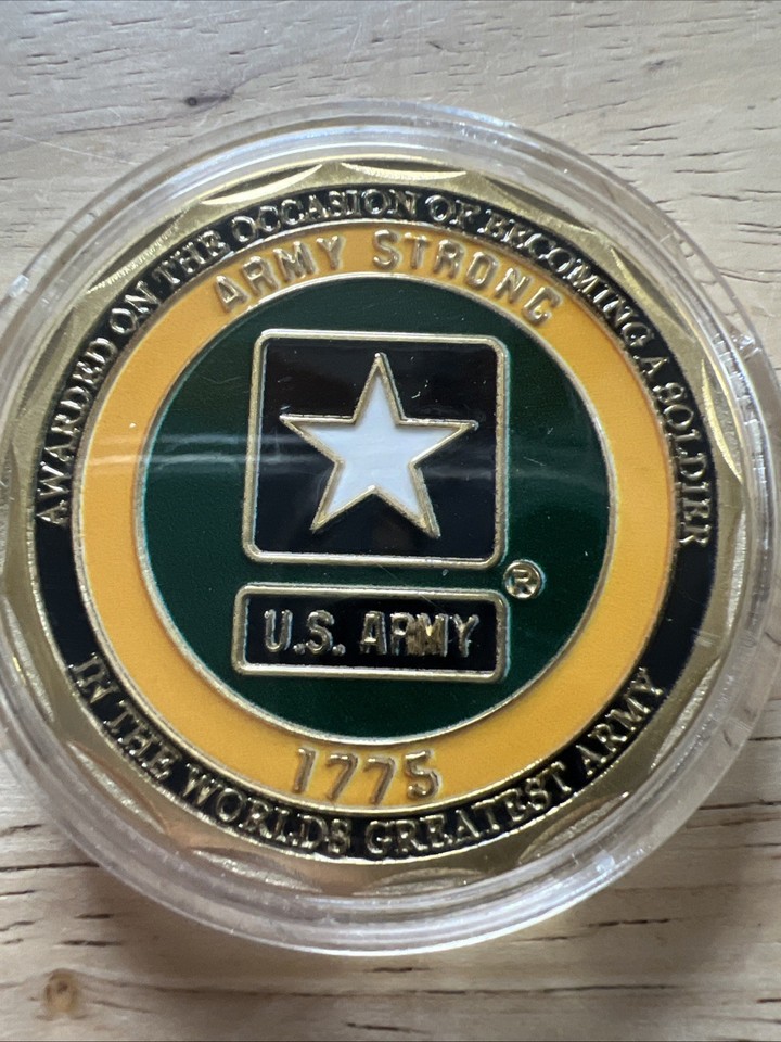 United States Army Challenge Coin USA Infantry Soldier Medic Armor ...