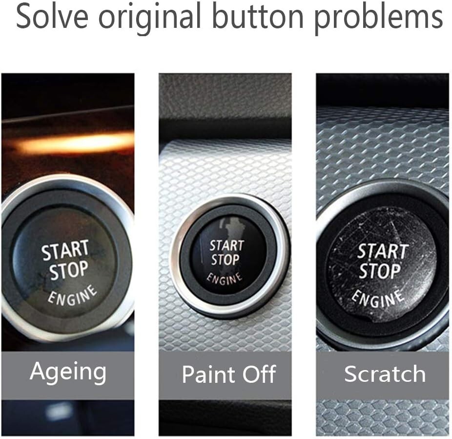Red Crystal Engine Start Button Replacement Fits 04-11 E81 E82 E87 E88 ...