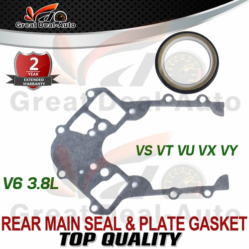 Holden Commodore V6 3.8 L Rear Main Seal & Plate Gasket VS VT VU VX VY ...