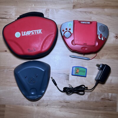 Leap Frog (20208) Red Leapster Multimedia Learning System Lot ...