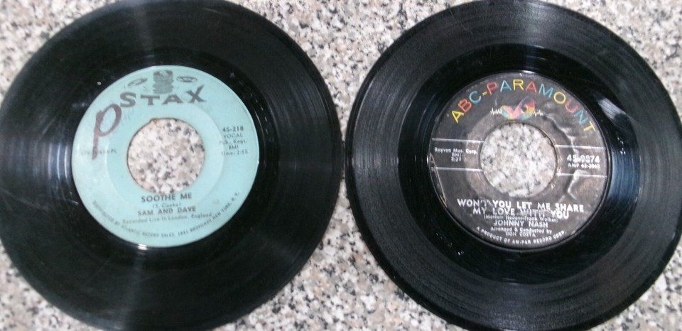 Lot Funk/Soul 45RPM-Pendergrass,Ray Charles,McDaniels,Johnny Nash,Sam ...