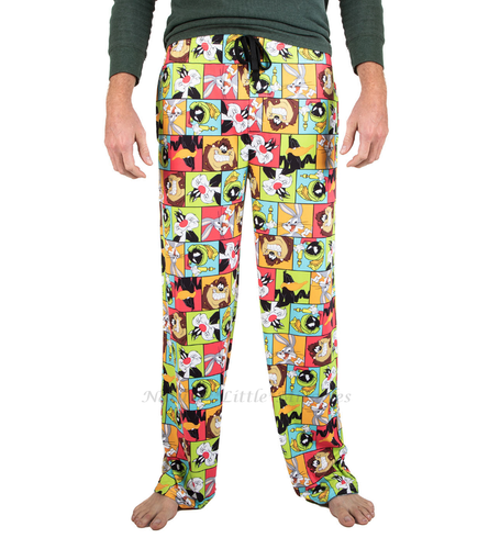 Looney Tunes Men's Pajamas Pants Size Medium Large Bugs Bunny Taz ...