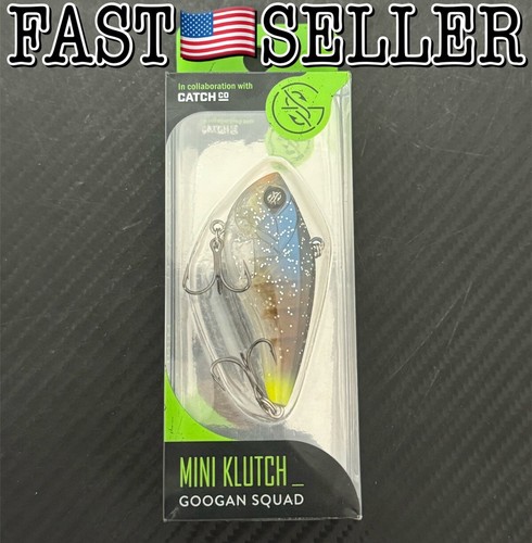 Googan Squad MINI KLUTCH Lipless Crankbait Fishing Bait Lure, Ghost ...