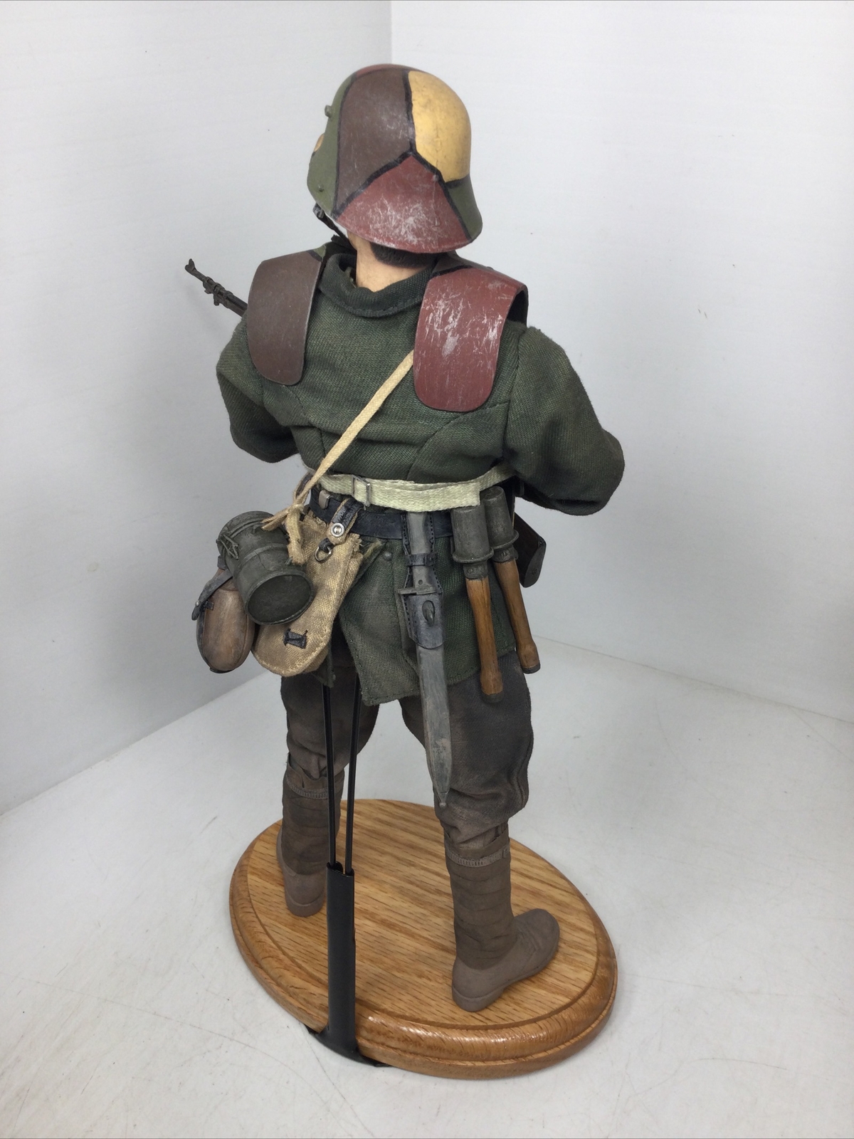 1/6 CUSTOM WW1 GERMAN SNIPER + BODY ARMOR & DAZZLE CAMO + OAK STAND DID ...