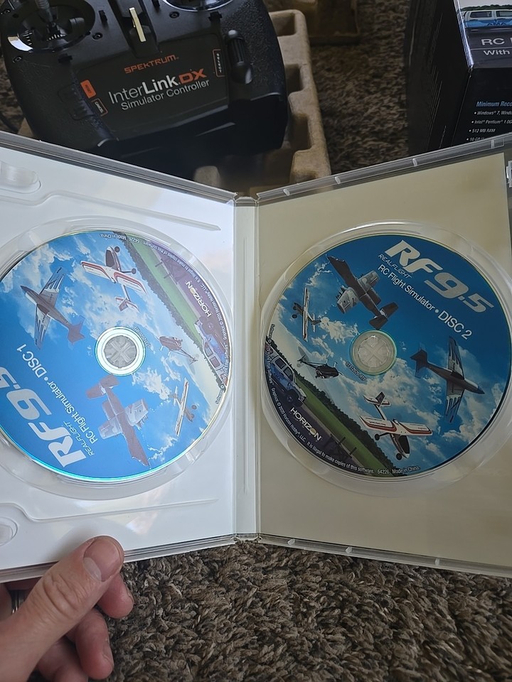 Horizon RF 9.5 Real flight Simulator RFL1200 InterLink DX Controller ...