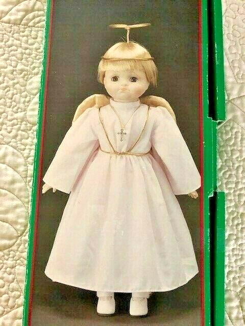 Reluctant Angel 16” Porcelain Doll House of Lloyd Christmas Around the ...