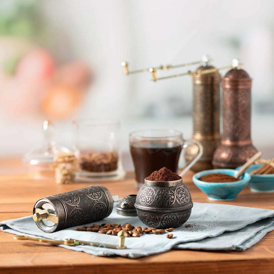 Turkish coffee pepper grinder, coffee mill, coffee grinder, handmade ...