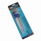 Extra Long Torx Key Set 9pc Tamperproof T10 to T50 Allen Keys Bergen ...