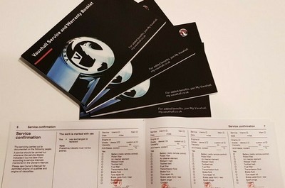 VAUXHALL SERVICE BOOK custom (stamped) | eBay