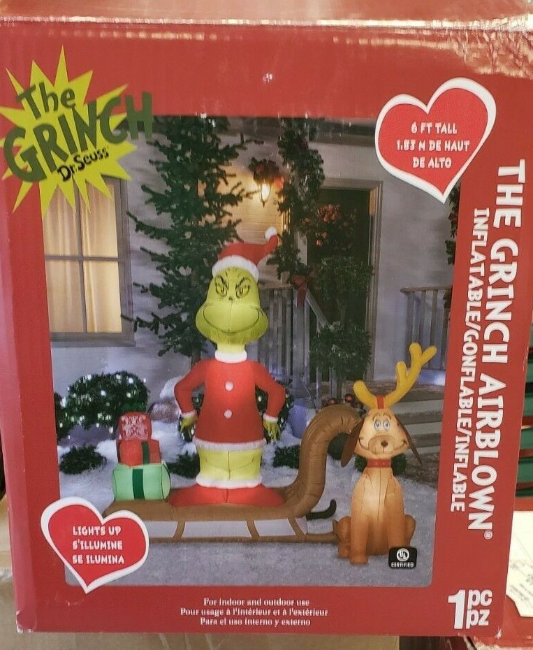 Grinch And Max Sled