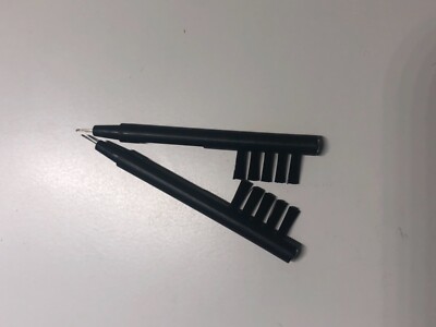 Hearing aid wax brush built in wax loop with magnet for battery removal ...