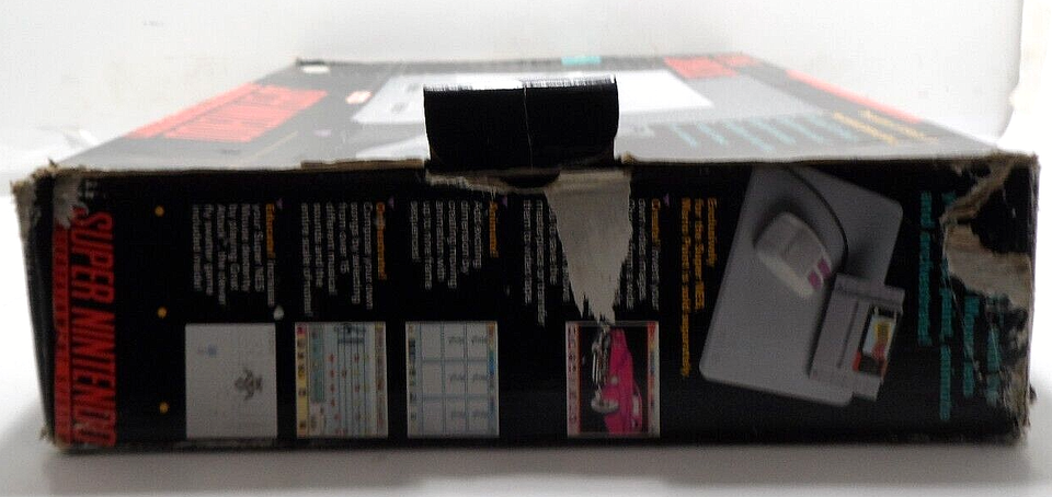 Super Nintendo SNES Control Deck Complete In Box (No inner packaging ...