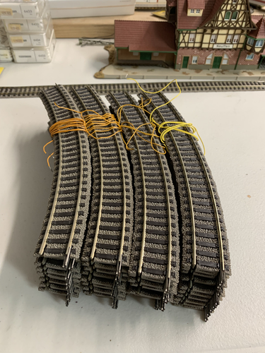 Fleischmann HO Profi-Gleis 40x # 6120(incl 4 power track),no Box*Great ...