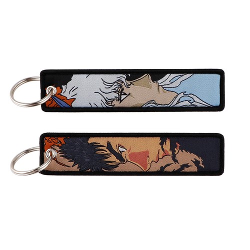 Berserk Anime Manga Guts Griffith Embroidered Double Sided Key Tag ...