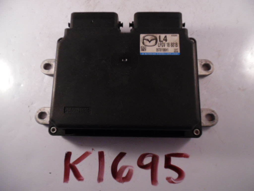 2011 11 Mazda 3 Computer Brain Engine Control ECU ECM EBX Module K6266 ...