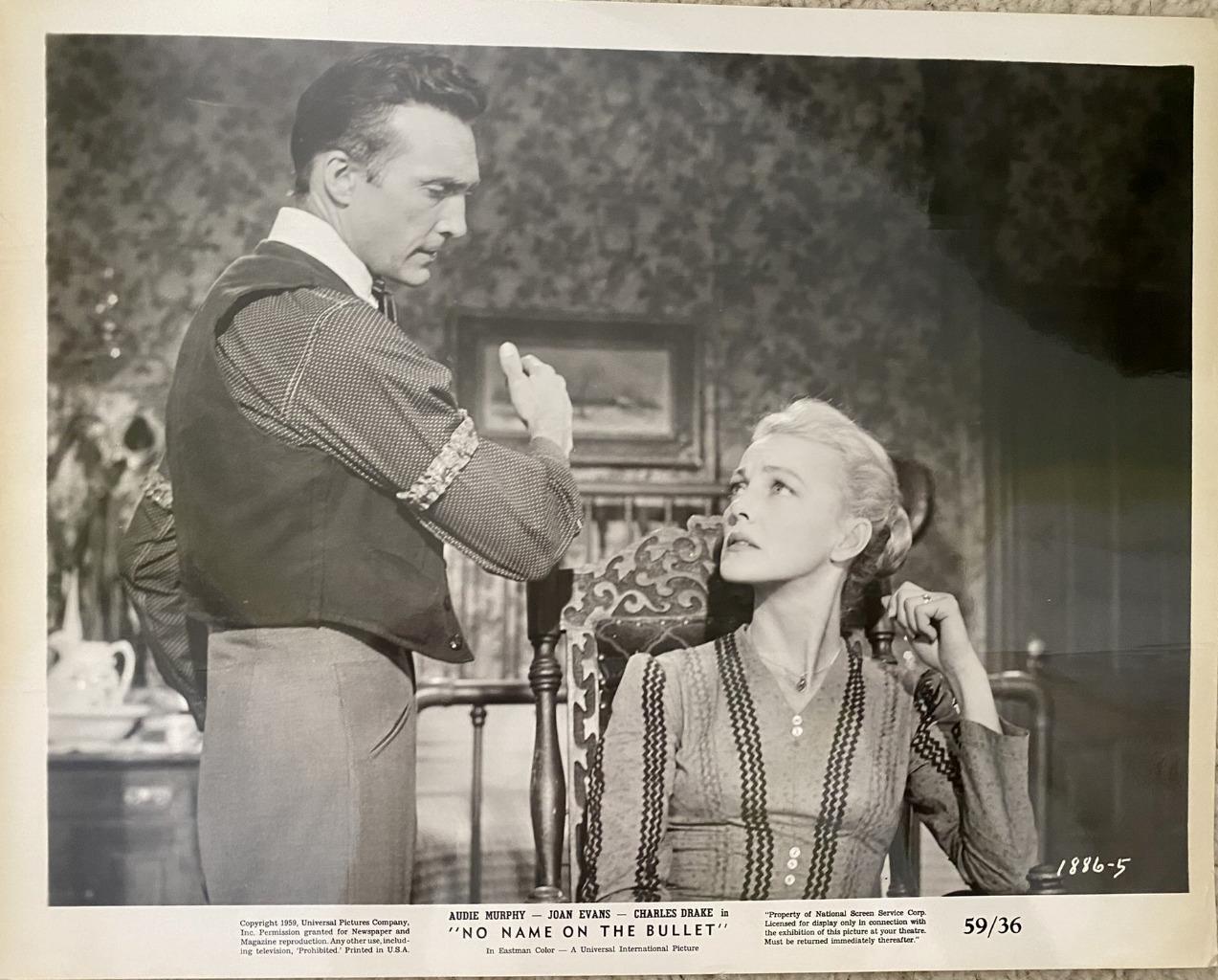 Virginia Grey Warren Stevens No Name on the Bullet 1959 movie photo ...