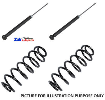 FOR FORD FIESTA MK7 08-14 REAR 2 SHOCK ABSORBERS SHOCKERS + 2 COIL ...