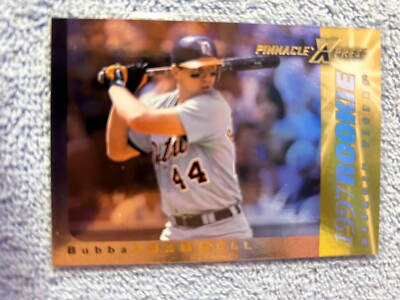 Bubba Trammell Vols Tigers 1997 Pinnacle Xpress #120 MEN OF SUMMER Foil ...