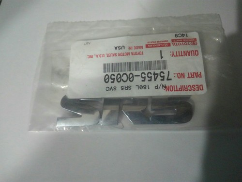 Genuine OEM Toyota 75455-0C050 "SR5" Passenger Side Nameplate Emblem | eBay