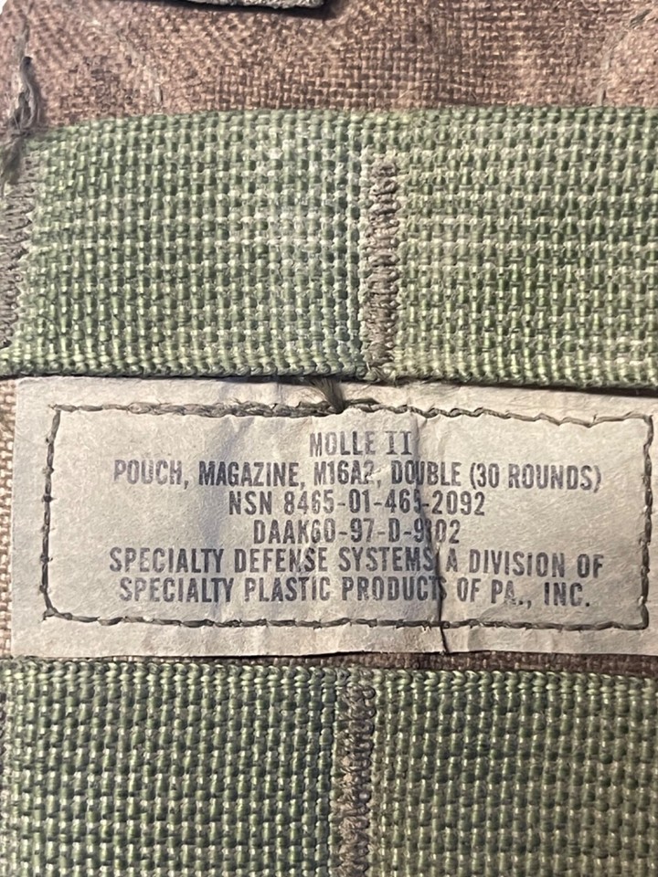 USGI MOLLE II Double Mag Pouch M81 Woodland BDU | eBay