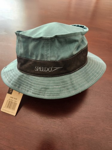 Speedo "Beach" Bucket Hat Green 100% Cotton - NWT | eBay