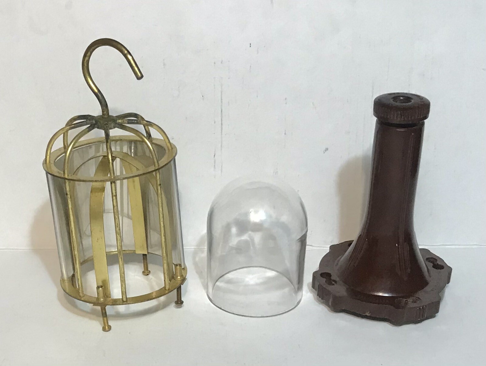 Vintage McGill 3002 American Industrial Bakelite Brass Caged Trouble ...