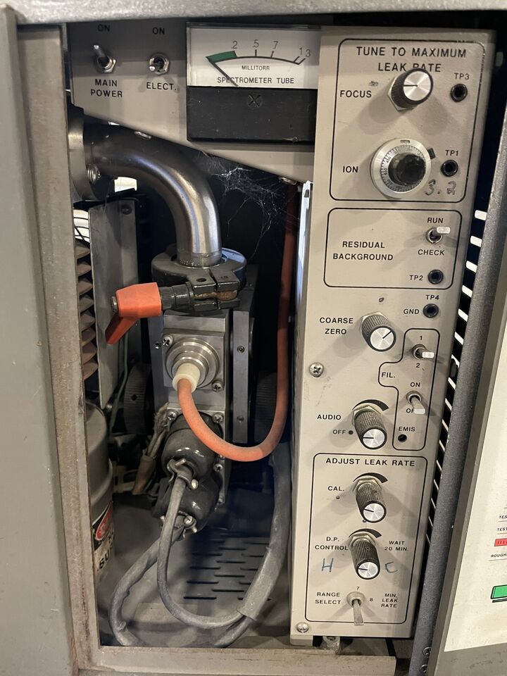 Varian 938-41 Porta-Test Helium Leak Detector / Mass Spectrometer | eBay