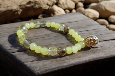 Yellow Flower Charm Bracelet | eBay