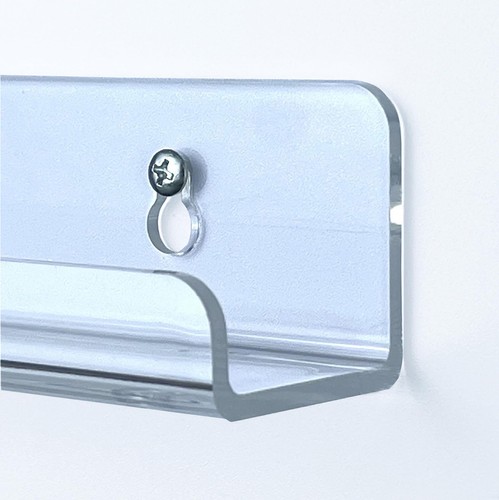 Vinyl Record Holder Rack Display Shelf Wall Mount 8 pack 7" Acrylic Cd ...