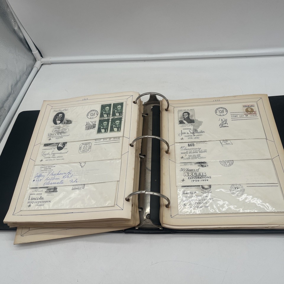 Lot 140 First Day Issue Stamps Envelopes 1950s-60 Mid Century ...