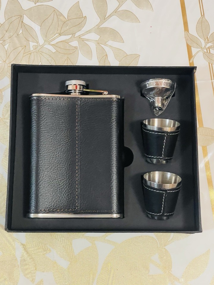 Vtg Soviet Union Era CCCP USSR Russian Stainless Steel Hip Flask Brass ...