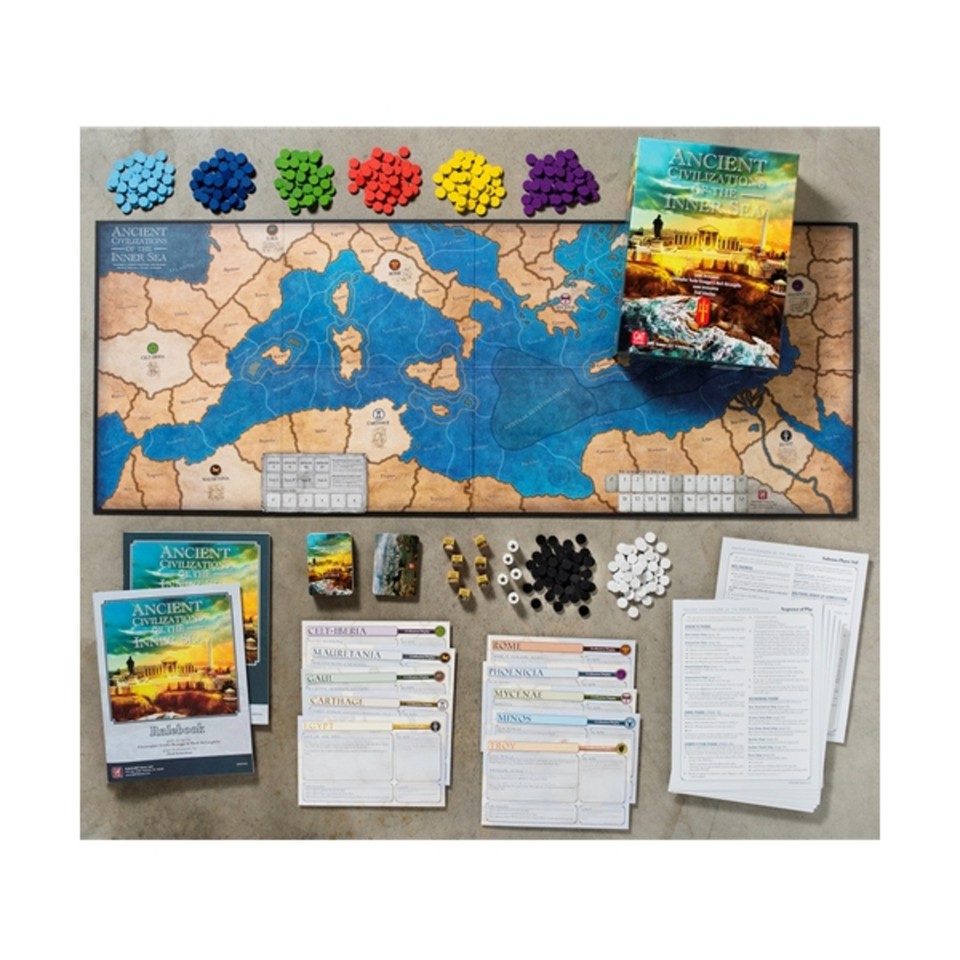 GMT Wargame Ancient Civilizations of the Inner Sea Box VG+/NM ...