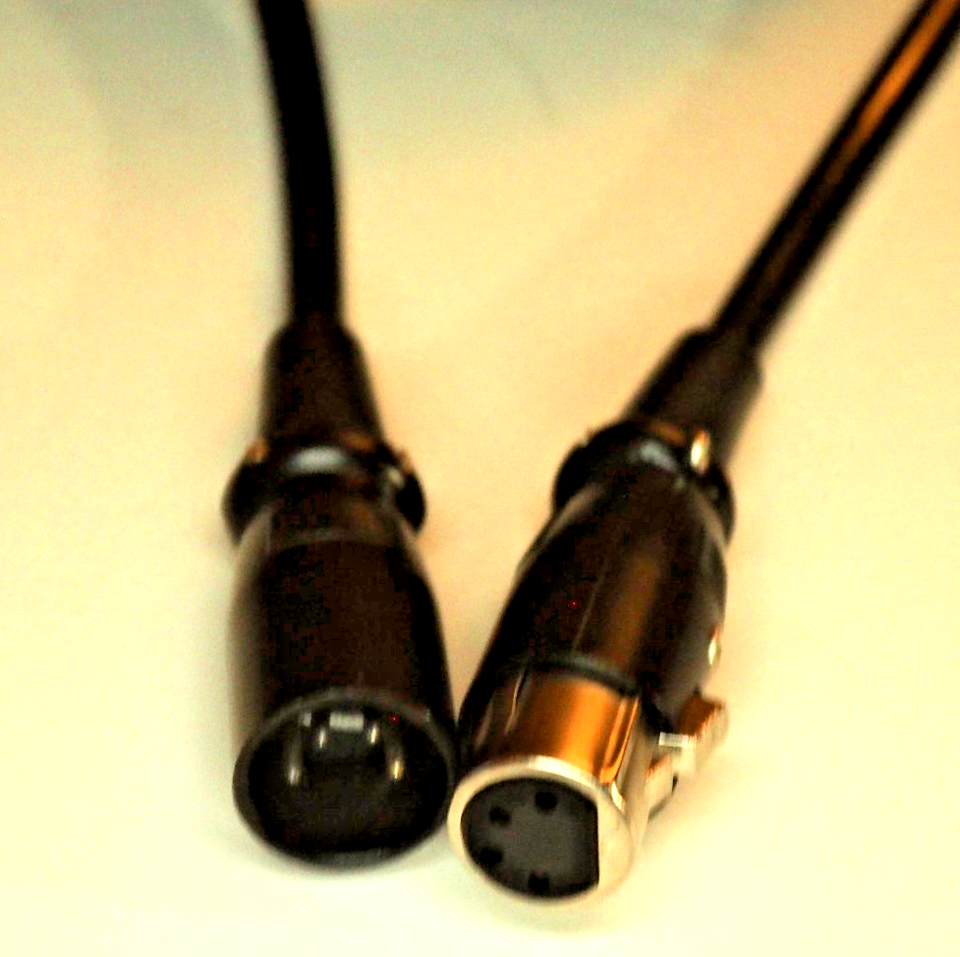 4-Pin XLR Cable Male to Female 4-Pin XLR Power Cable 2-6 ft. | eBay
