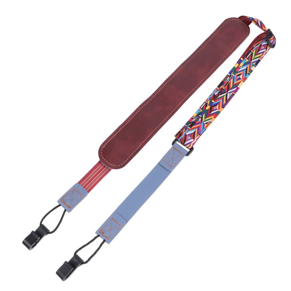 Ukulele Neck Strap Adjustable Double Hook Leatherukulele Shoulder ...