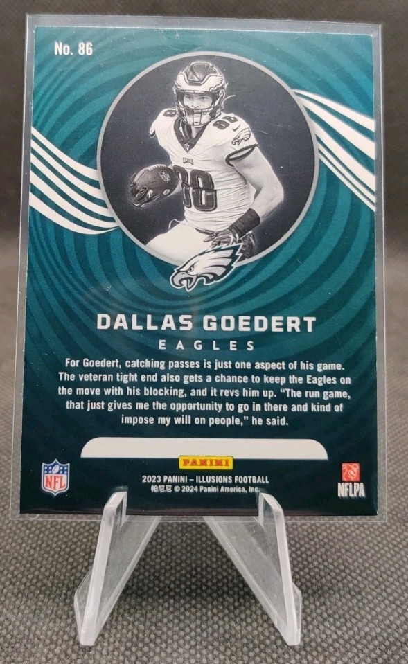 2023 Panini Illusions #86 Dallas Goedert Philadelphia Eagles Football ...