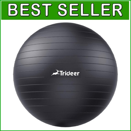 Premium Anti-Burst Yoga Ball: 5 Sizes from 45cm to 85cm for Fitness ...