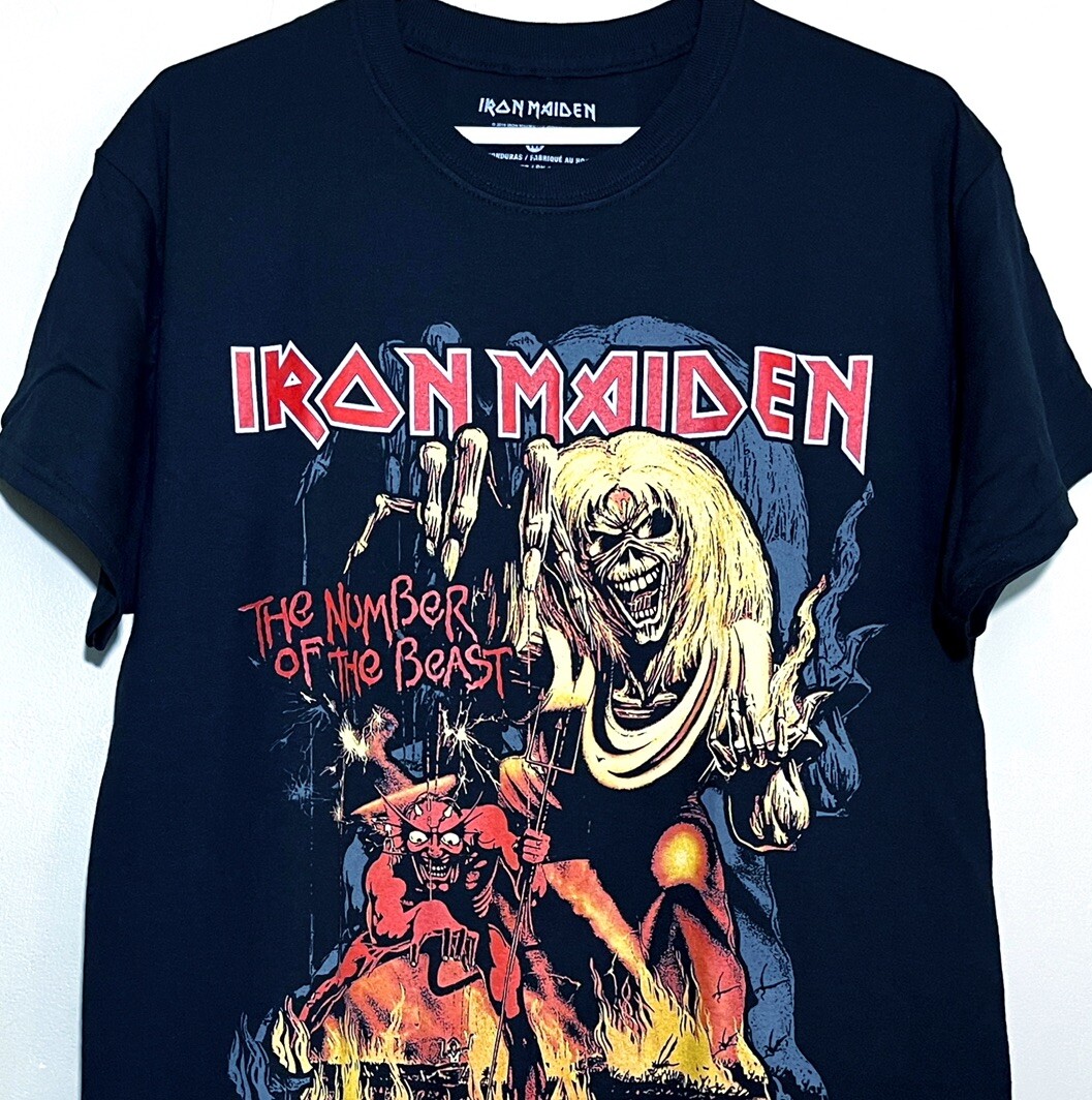 NEW 2016 Iron Maiden Number Of The Beast Sz MEDIUM T-shirt Hot Topic ...