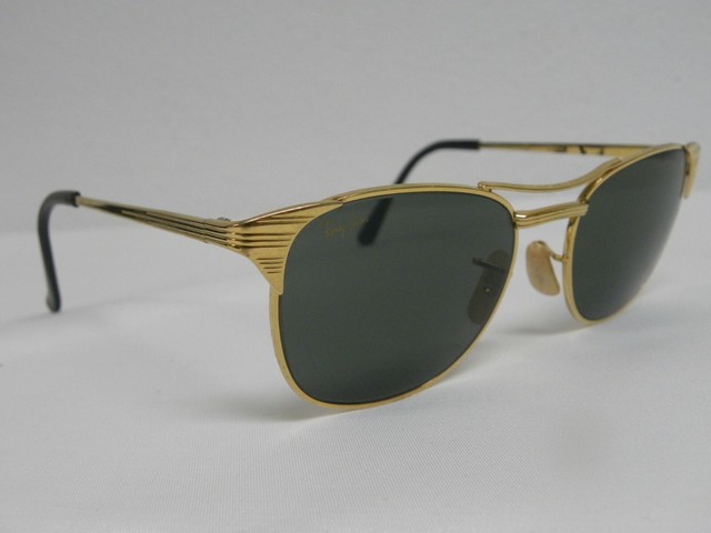 B&l Ray-Ban W0386 Arista G15 UV Glass Signet Horn Rimmed Sunglasses ...