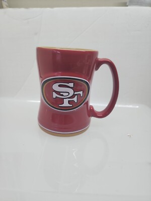 San Francisco 49ers Niners NFL Red Ceramic Mug, Boelter Brands 2014 Red ...