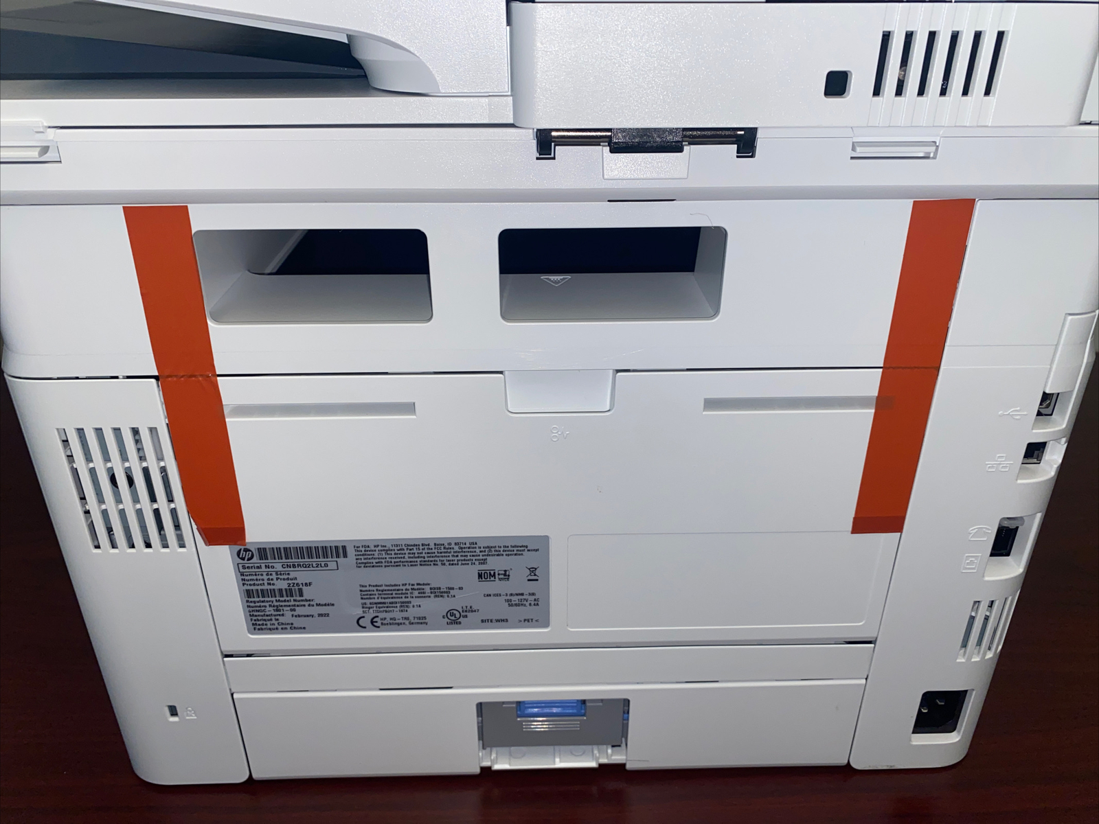 HP LaserJet Pro MFP 4101fdn Laser printer Copy Fax Scan w/Toner 2Z618A ...