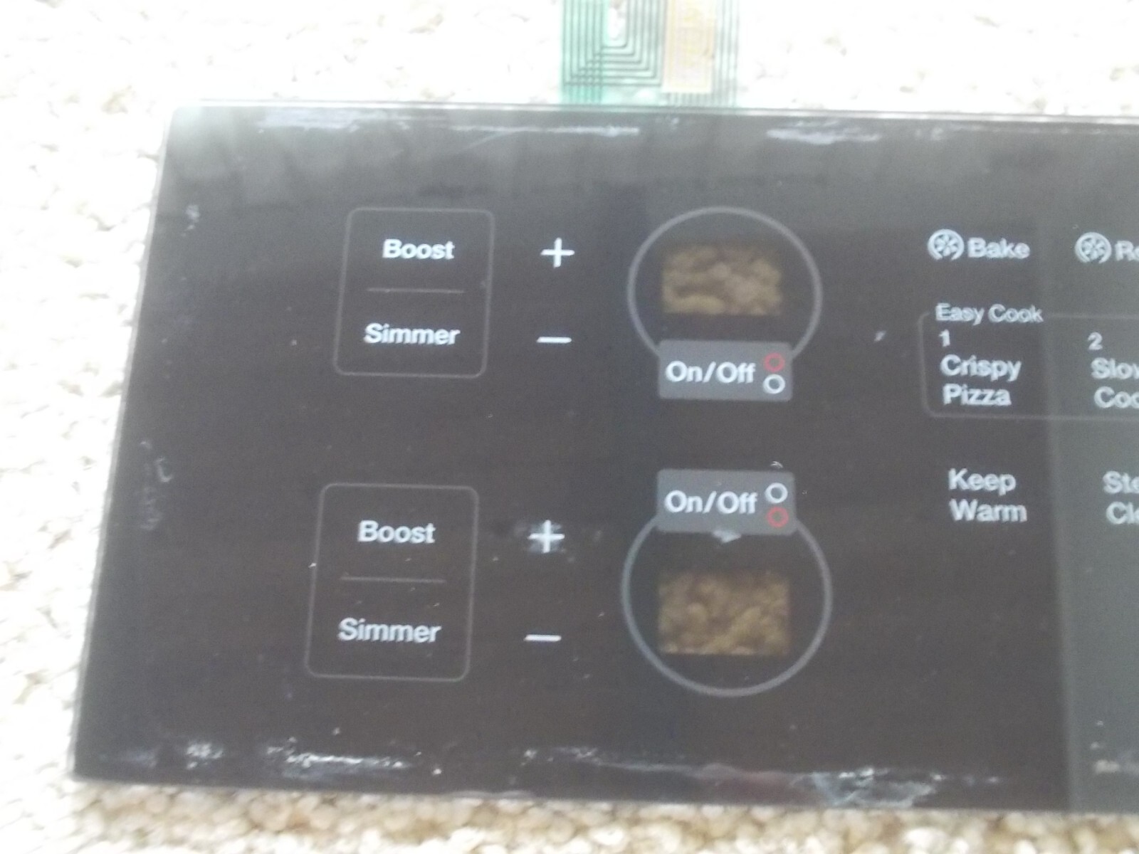 Samsung Electric Range Control Panel w/ Touch Pad DG94-00739A DG94 ...