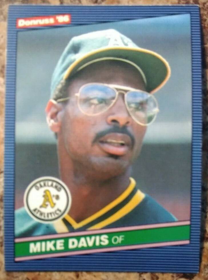 1986 Donruss #96 Mike Davis Oakland Athletics | eBay